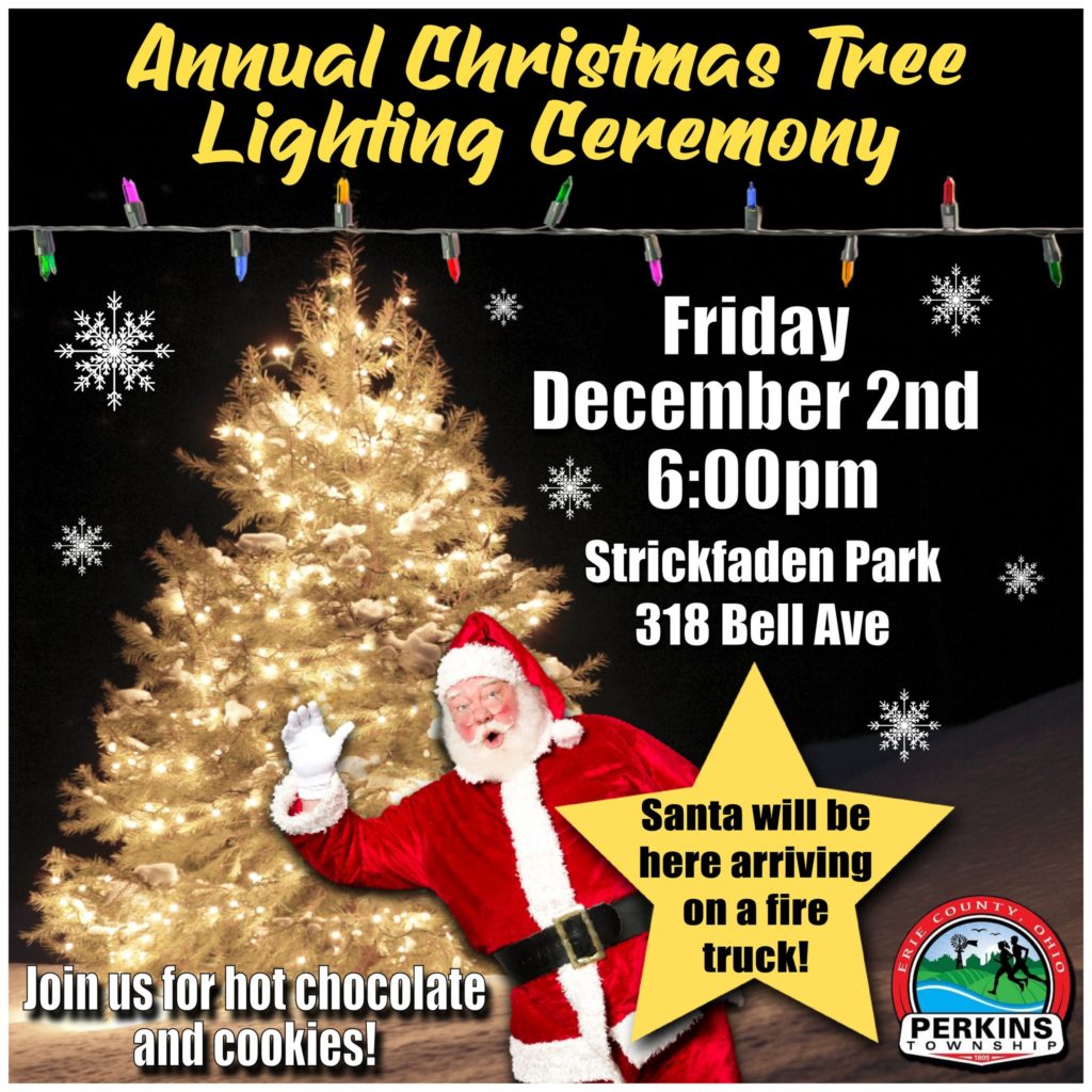 Tree Lighting Ceremony - Strickfaden Park - Perkins Township
